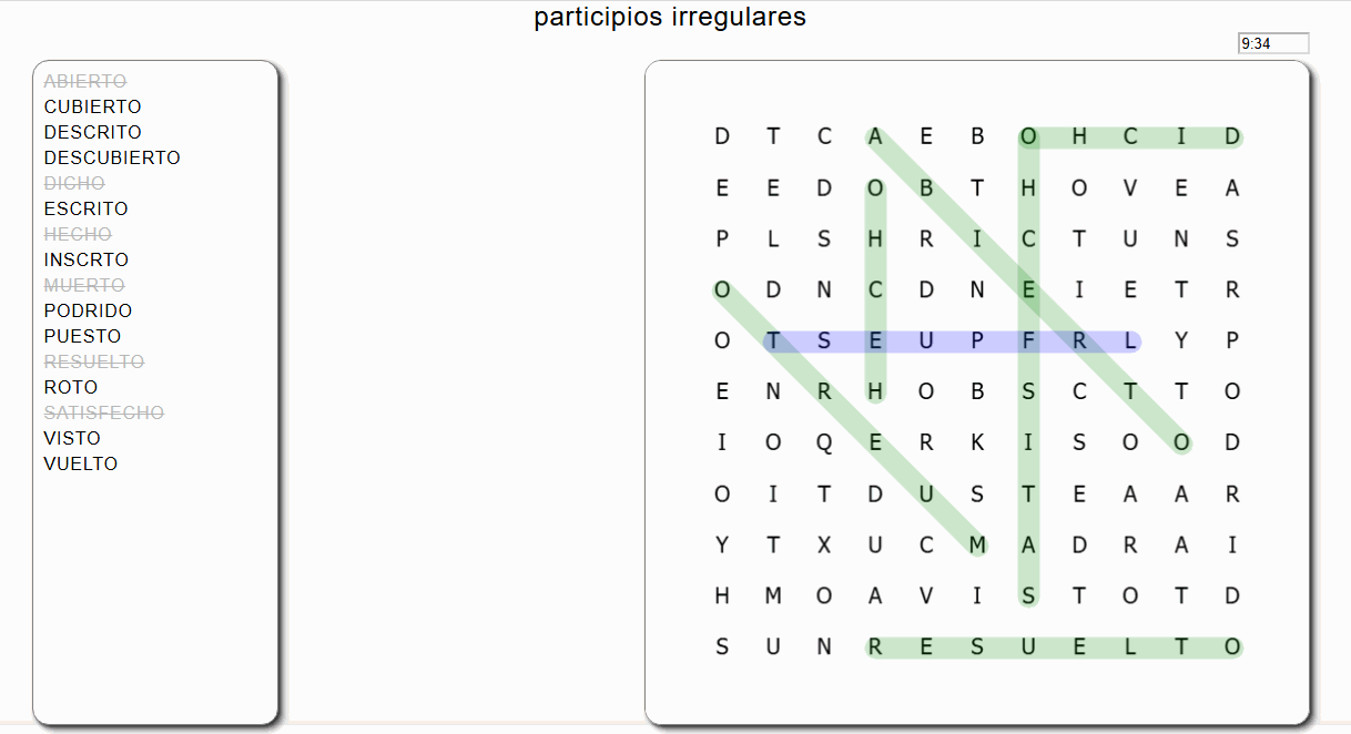 jugar sopas de letras en línea | edu-games.org