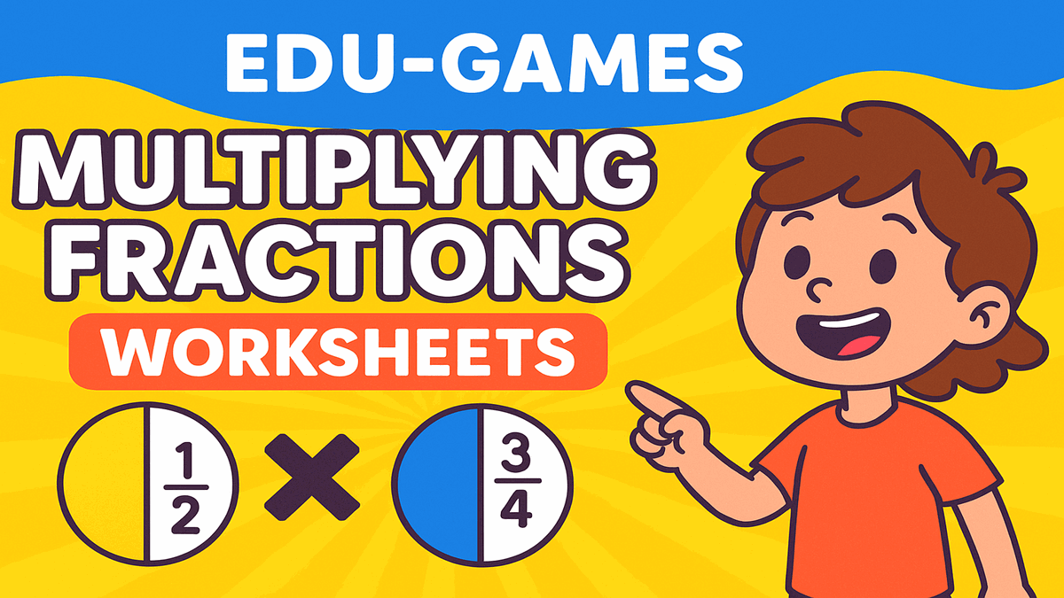 Free Printable Multiplying Fractions Worksheets Generators | Edu-Games
