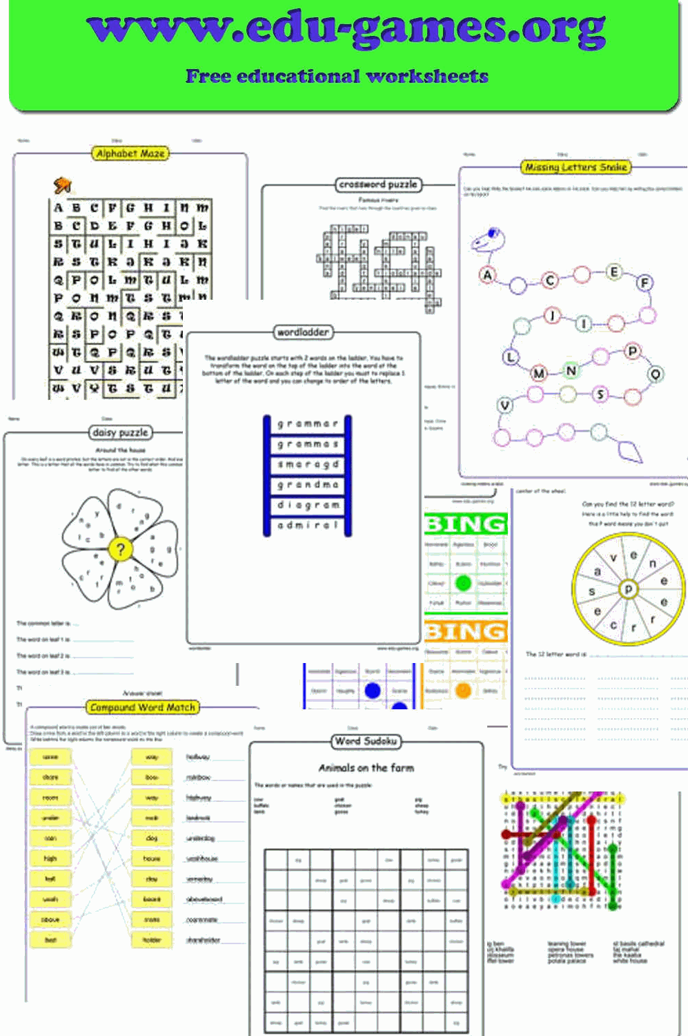 Word Games for Kids – Free Printable Puzzles to Boost Vocabulary & Spelling